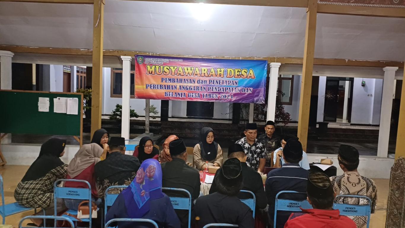 Penetapan perubahan Anggaran Pendapatan dan Belanja Desa (APBDes) tahun ...